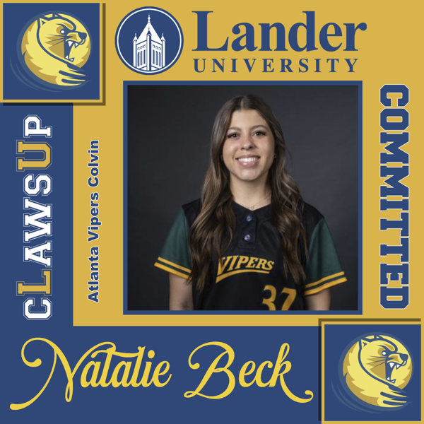 Natalie Beck - Atlanta Vipers Fastpitch Colvin - Lander University ...