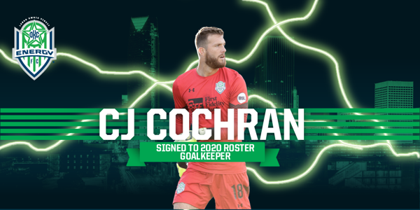 Energy FC Welcomes Back Goalkeeper CJ Cochran