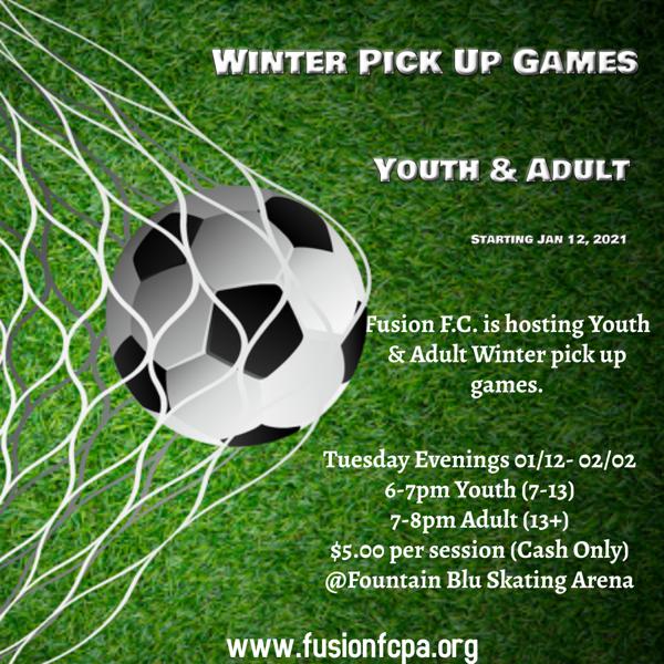 Youth & Adult Winter Pick Up Games