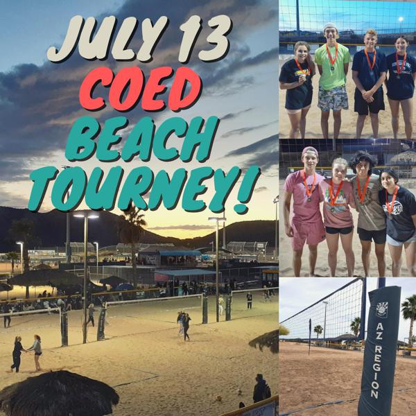 JULY 13TH COED BEACH TOURNEY