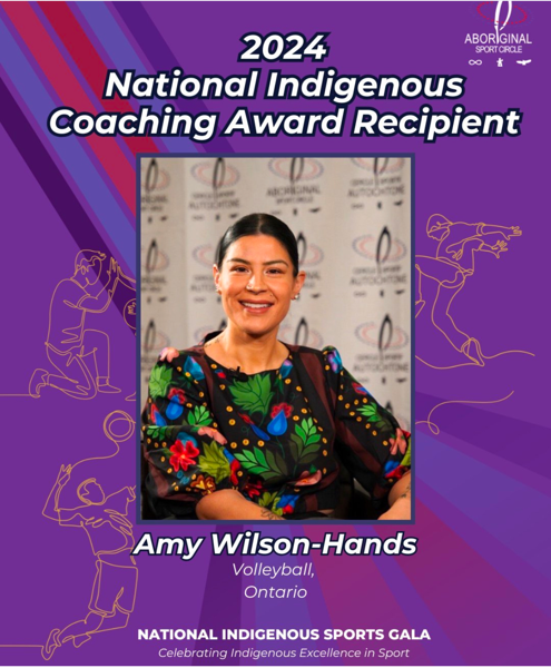 Amy Wilson Recognized with National Indigenous Coaching Award