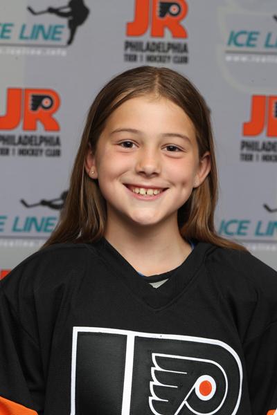 Talula Muetterties Scores 5 Goals for the Jr Flyers