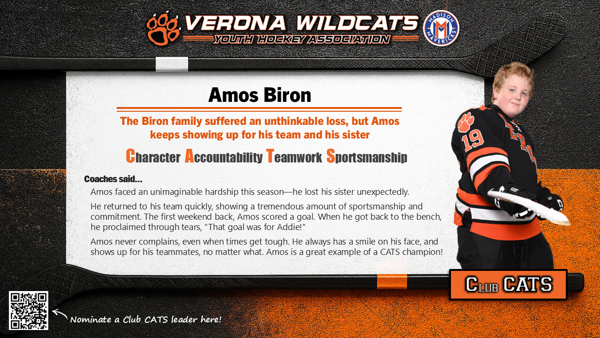 Club CATS Leader - Amos Biron