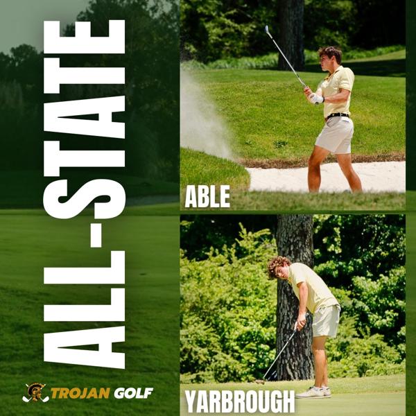 Trojan golf places two on GHSGCA All-State team