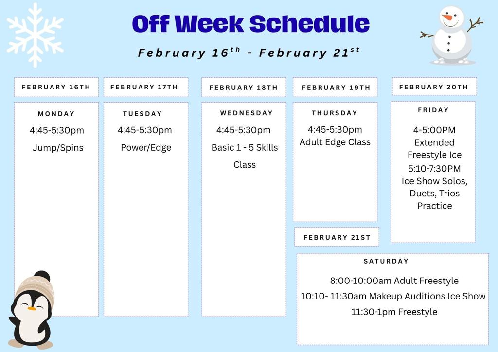 Off Week Programming