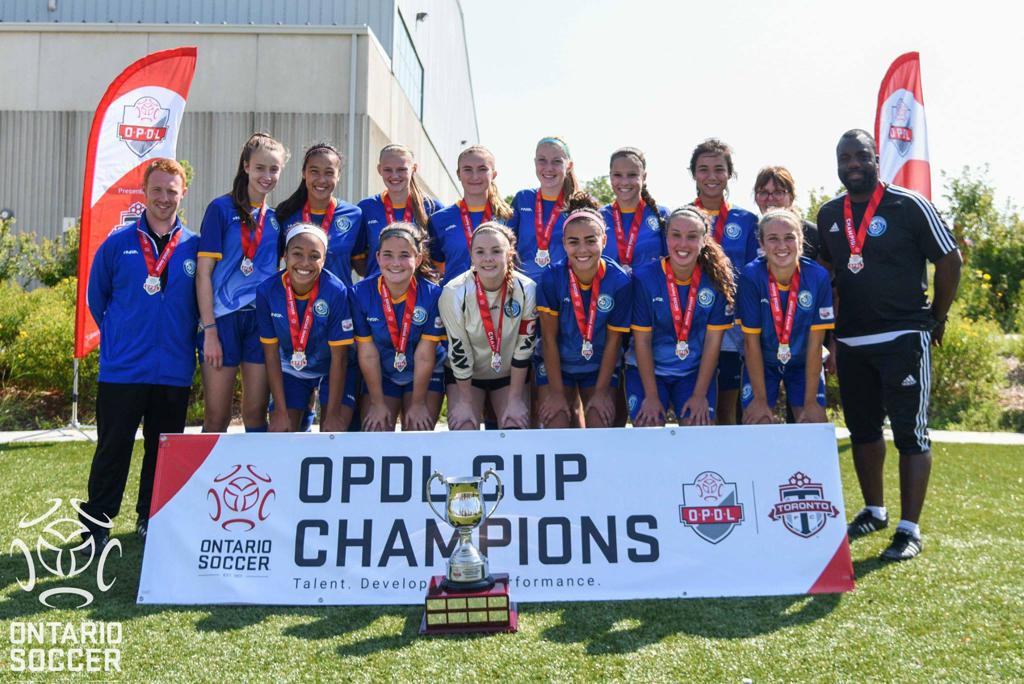 Burlington Bayhawks edged Aurora FC in U-16 Girls OPDL Cup Final