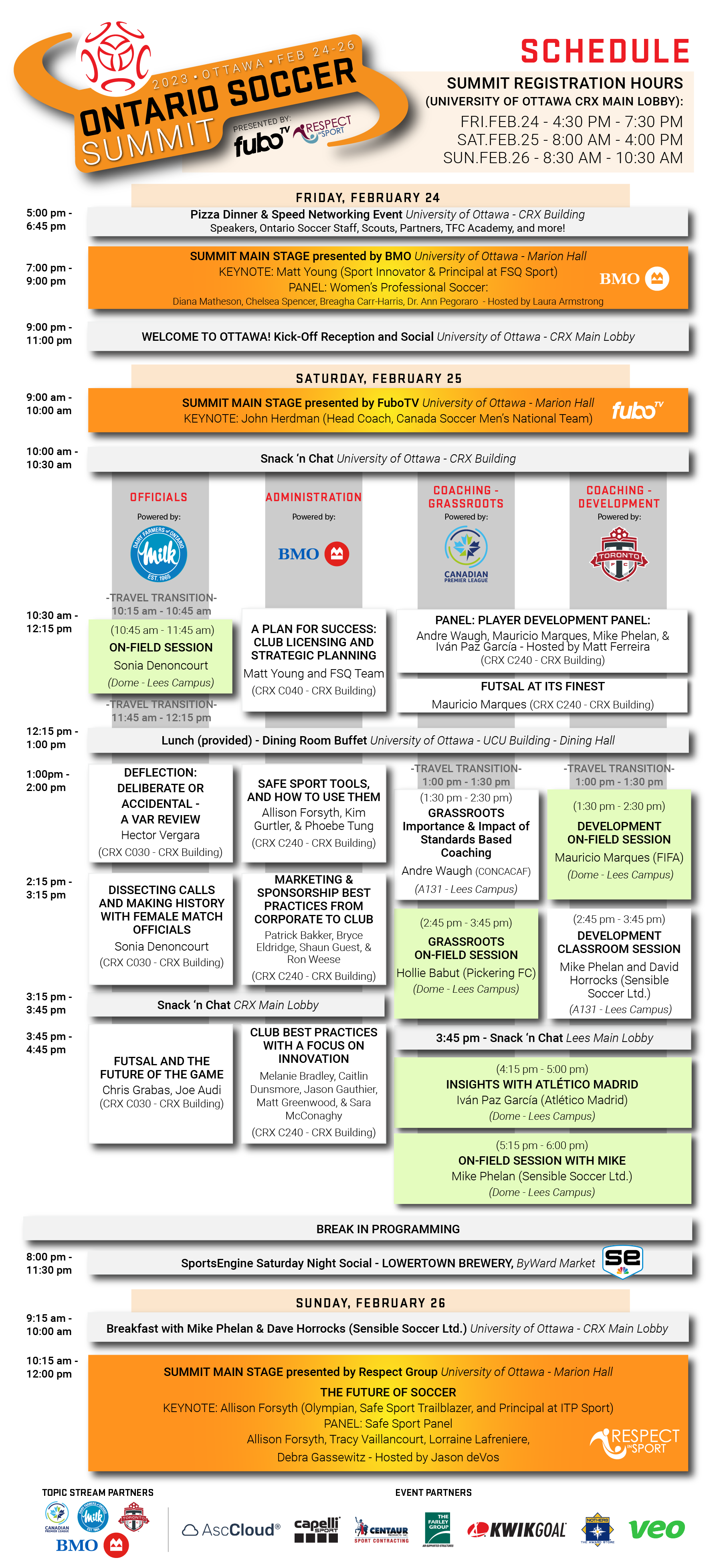 2023 Event Schedule