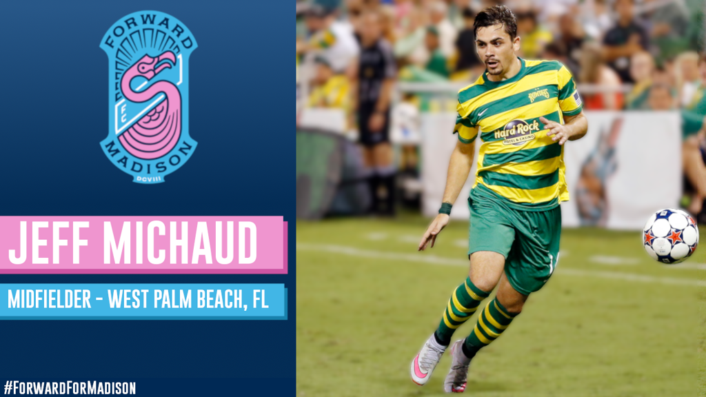 Forward Madison FC Signs Jeff Michaud