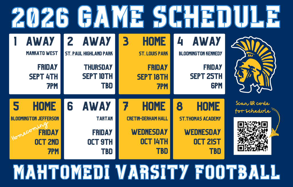 MHS Football Schedules